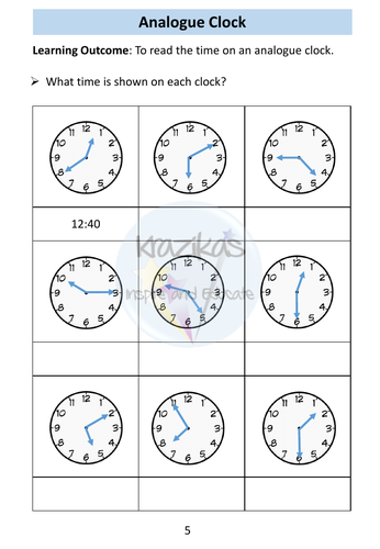 Time Workbook - Functional Skills Maths - Entry Level 3 | Teaching ...