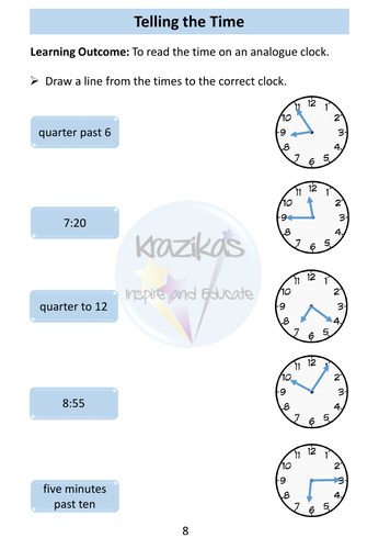 Time Workbook - Functional Skills Maths - Entry Level 3 | Teaching ...