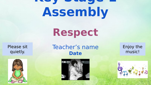 KS1 Assembly or PSHE Lesson - Respect | Teaching Resources