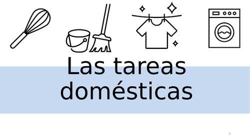 KS3 - House chores - Tareas domésticas | Teaching Resources