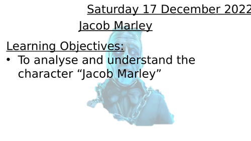 Jacob Marley A Christmas Carol PowerPoint | Teaching Resources