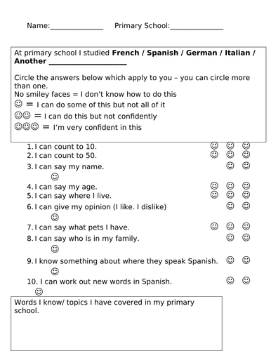 Y7 First Spanish Lesson | Teaching Resources