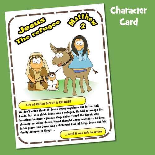 Refugee Jesus / Flight to Egypt. Kidmin lesson & Bible crafts ...