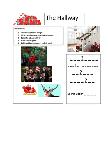 Christmas Escape Room- English | Teaching Resources