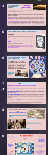 RE Judaism Unit - Passover and much more! - 6 weeks worth of High ...