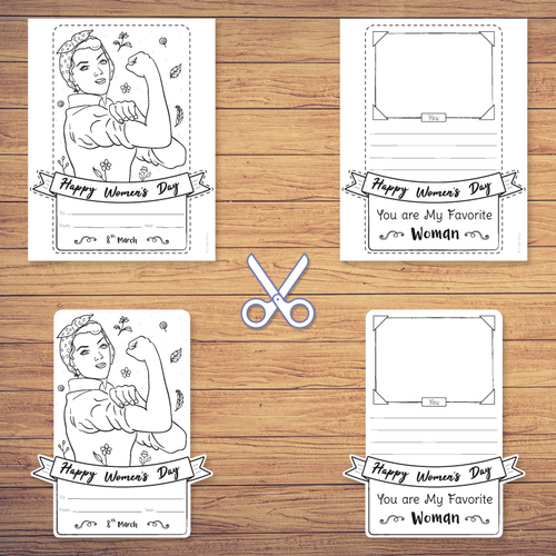 International Women's Day Craft and Card | Teaching Resources