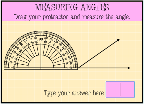 BoomCards- Measuring Angles with A Moveable Protractor | Teaching Resources
