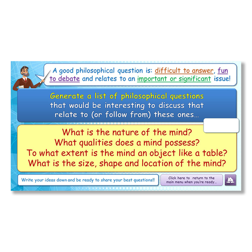 Philosophy of Mind: Philosophy Lesson for Students Aged 8-16 [P4C ...