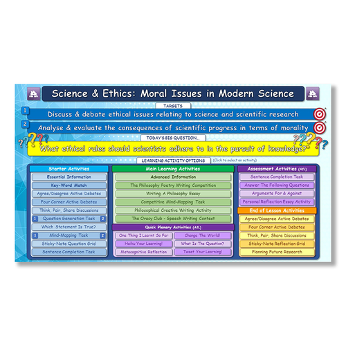Science & Ethics: Philosophy Lesson for Students Aged 8-16 [P4C ...