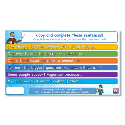 Animal Ethics: Philosophy Lesson for Students Aged 8-16 [P4C ...