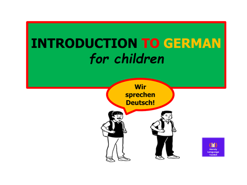 Introduction to German for Children | Teaching Resources