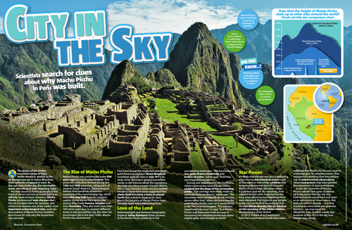 Machu Picchu - City in the Sky - Reading Comprehension Lesson ...