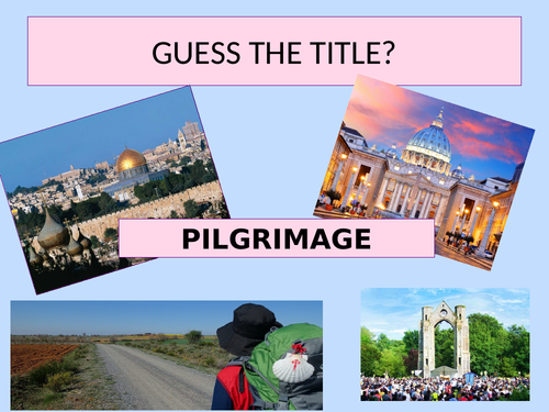 AQA RS GCSE: #L8 Christian Pilgrimage | Teaching Resources
