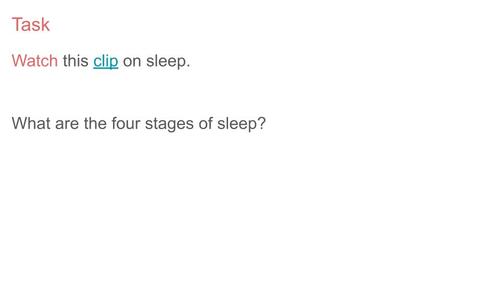 Sleep Tutorial PSHE | Teaching Resources