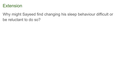 Sleep Lesson PSHE | Teaching Resources