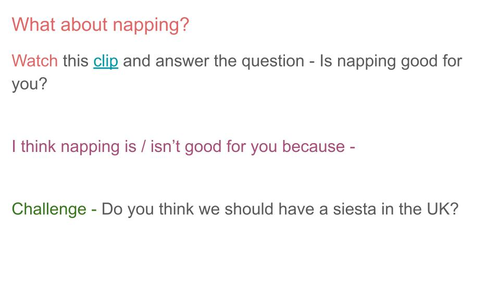 Sleep Lesson PSHE | Teaching Resources