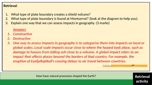 Topic 2: Geomorphological process (year 7) | Teaching Resources
