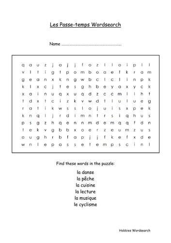 KS2 French Sports and Hobbies Unit Pack | Teaching Resources