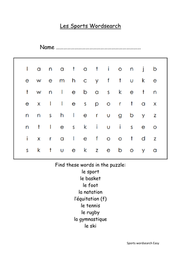 KS2 French Sports and Hobbies Unit Pack | Teaching Resources