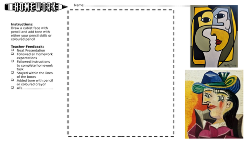 Cubism Project | Teaching Resources