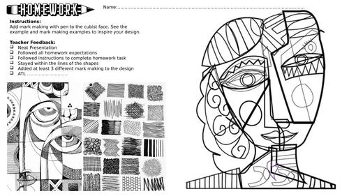 Cubism Project | Teaching Resources
