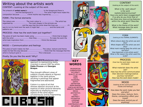 Cubism Project | Teaching Resources