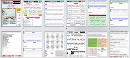 Economics Cover Lessons Student Activity Booklet | Teaching Resources