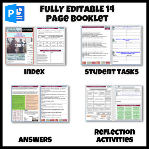 Food Technology Cover Lessons Student Activity Booklet | Teaching Resources