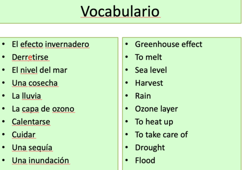 El cambio climático - canción + worksheet + answers | Teaching Resources