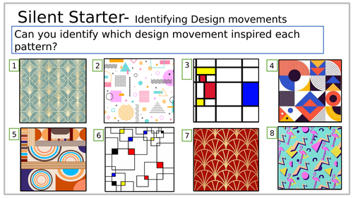 Design Movement inspired xmas cards | Teaching Resources