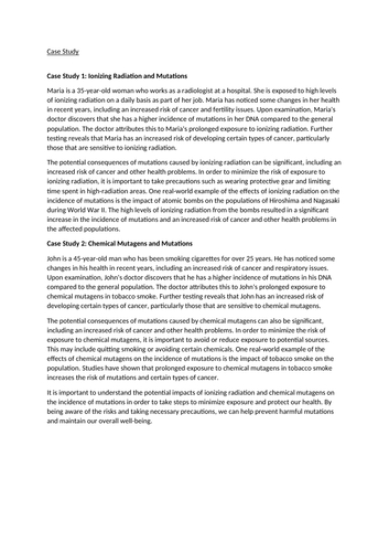Mutations Edexcel Igcse Teaching Resources