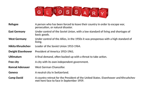 Cold War | Berlin Wall | Teaching Resources