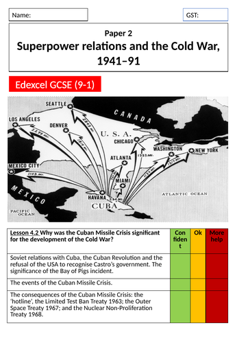 Cold War | Cuban Missile Crisis | Teaching Resources