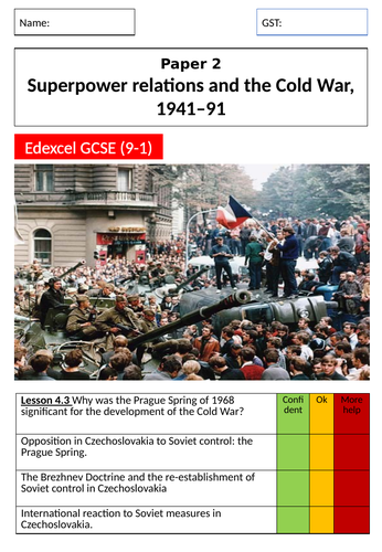 Cold War | Prague Spring | Teaching Resources