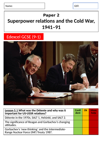 Cold War | Detente | Teaching Resources