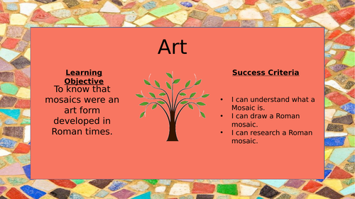 Roman Mosaic Art/D&T Unit planning | Teaching Resources