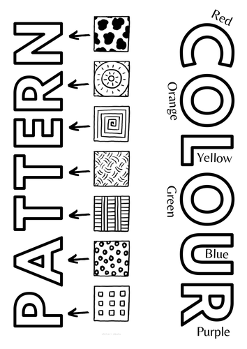 Colour and Pattern Worksheet | Teaching Resources