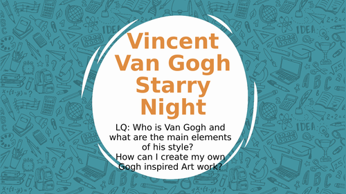 Van Gogh Starry Night Extension | Teaching Resources