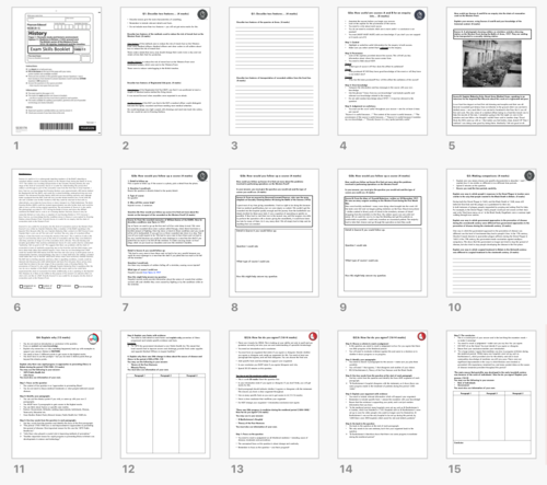 GCSE Medicine | Paper 1 EXAM SKILLS GUIDE | Teaching Resources