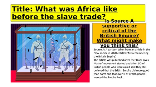 Africa before the Slave Trade | Teaching Resources