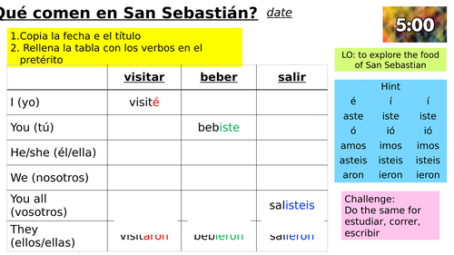 Year 8 Spanish - Module 3 - Viva 2 - A Comer | Teaching Resources Year 8 Spanish - Module 3 - Viva 2 - A Comer | Teaching Resources