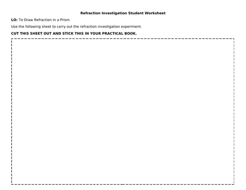 A-Level Physics Waves Scheme of Work (Refraction, Diffraction and ...