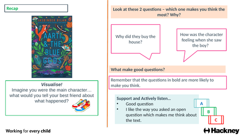 Aarti and the Blue Gods - questionning - Guided Reading/Destination ...