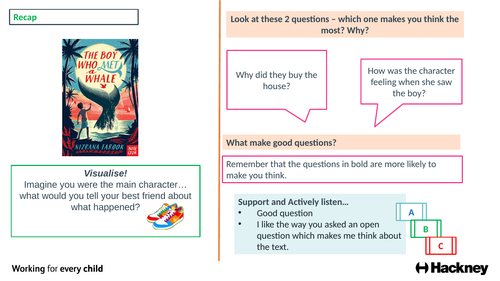 The boy who met a whale - Questionning - Guided Reading/destination ...