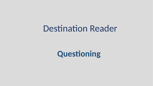 Skellig - Questionning - Guided Reading/ Destination Reader | Teaching ...