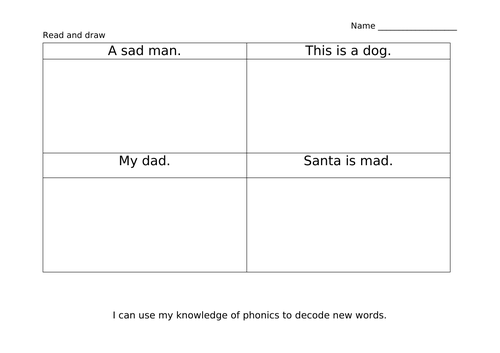 Read and Draw Phonics Stages 1-3 Complete | Teaching Resources