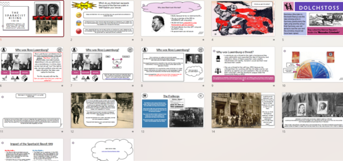 Weimar Germany Lesson 3 The Spartacist Revolt | Teaching Resources