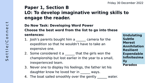 A Sound of Thunder by Ray Bradbury (Lesson Powerpoints) | Teaching ...