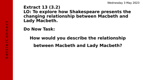 Macbeth Extract Booklet with GCSE Questions (Section A and B, Edexcel ...