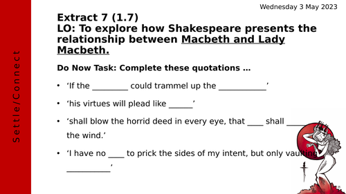 Macbeth Extract Booklet with GCSE Questions (Section A and B, Edexcel ...